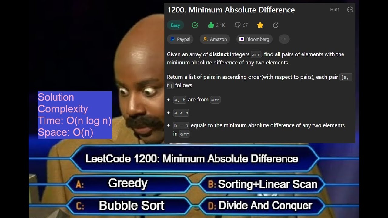 Minimum Absolute Difference Explained: Ace Your LeetCode Technical Interview With Coding Card Sharp