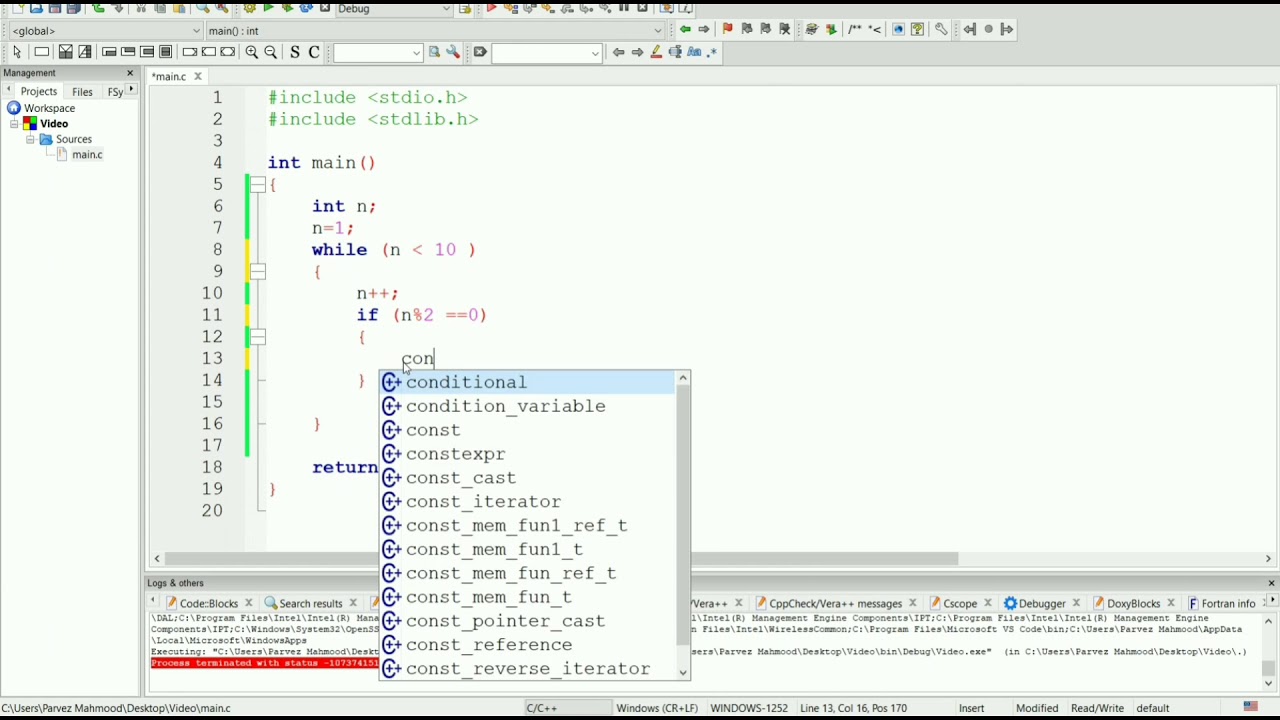 C Programming Tutorial #5 - While and Do while Loops