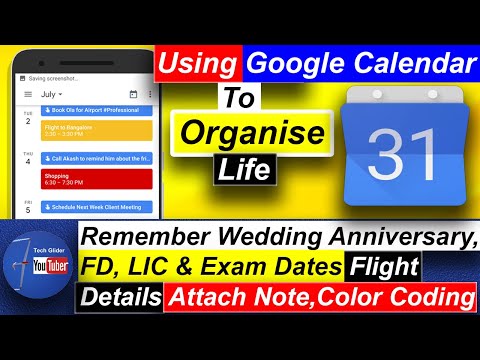 Google calendar app, increase productivity app | How to add birthday to google calendar app