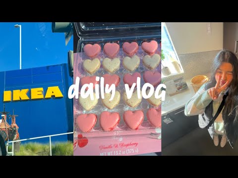 daily vlog pt9 : ikea , food , shopping , ateez album , boba