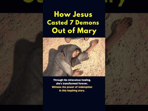 How Jesus Really Casted 7 Demons Out of Mary Magdalen 😱 #shorts #youtube #catholic #bible #healing