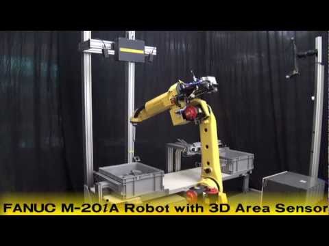 FANUC Bin Picking Robot with New iRVision 3D Area Sensor -- FANUC Robotics