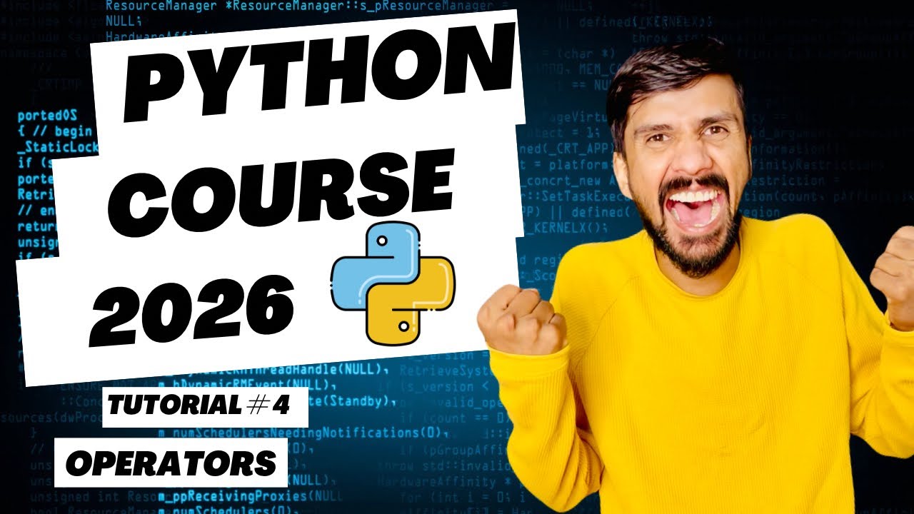 Python Operators Tutorial in Hindi 2026 | Arithmetic, Comparison, Logical Operators Full Explained