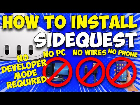 How to get Sidequest on V63 without DEVELOPER MODE - NO PC, NO WIRE, NO PHONE!