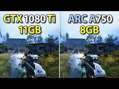 GTX 1080 Ti vs ARC A750 - Test in 12 Games + FSR 3.1 Frame Generation