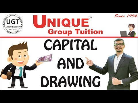 Meaning of Capital and Drawing | Accounting | Basic Accounting terms | Hindi | UGT |📚📚