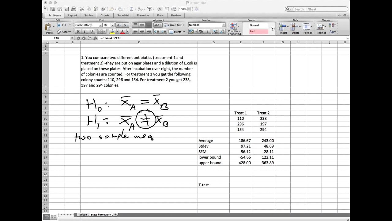 statistics 2 homework model answers