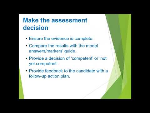 How to conduct Assessment's (Comprehensive Content)