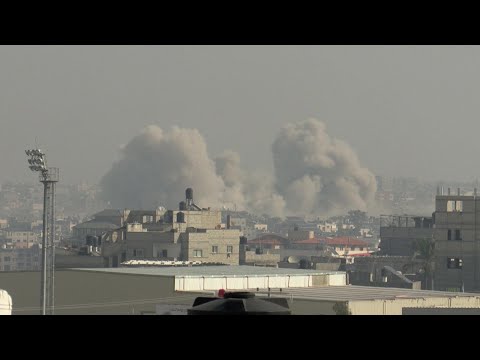 Smoke billows over Khan Yunis following strikes | AFP