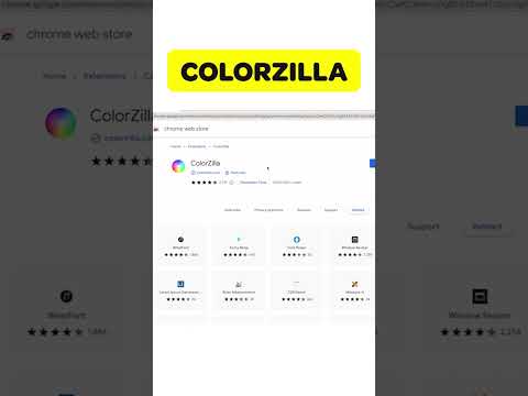 Get the colour you want - Use this Chrome Plugin