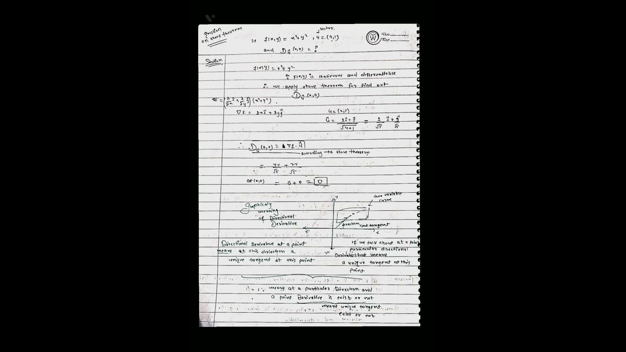 multivariable calculus lecture 40 note #study #iitjam