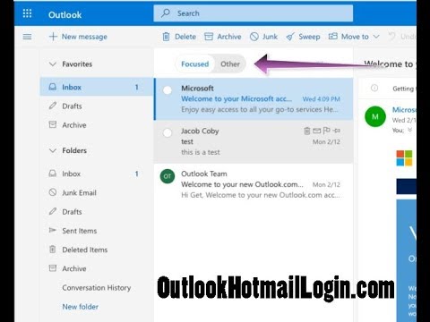 Outlook Hotmail inbox - Outlook mail settings