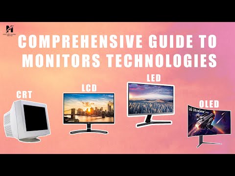 Guide to Monitors Technologies - CRT, LCD, LED, OLED
