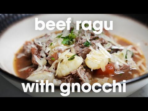 Slow Cooker Beef Ragu with Gnocchi