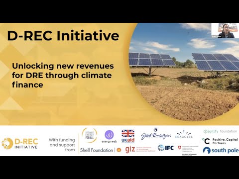 Connecting distributed renewable energy developers and financiers to new climate finance with D-RECs