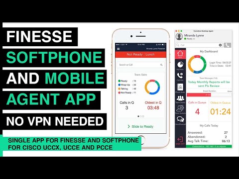 Cisco Finesse in 2021: Desktop Softphone and Mobile Agent app | No VPN Required