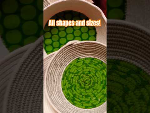 How to make rope baskets, bowls and more