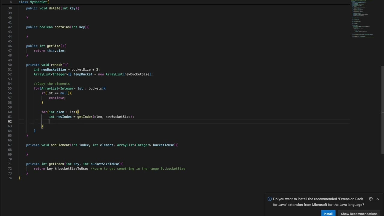 Crack that java interview - Custom HashSet Implementation