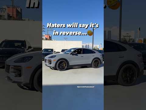 2024 Cayenne Turbo GT available! Parking like a pro #cayenneturbo #porschecayenne #cayenneturbogt