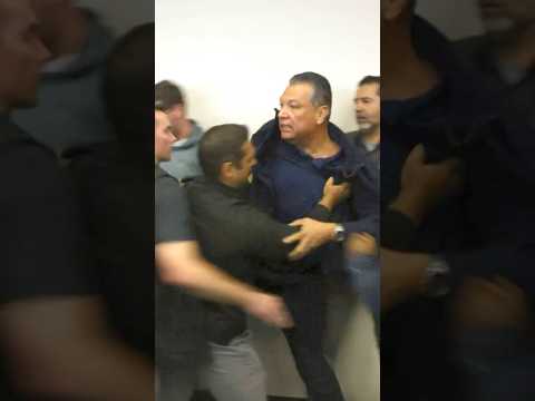 California’s Padilla Handcuffed Outside Noem Briefing in LA