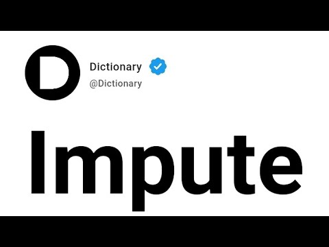 Impute Meaning In English