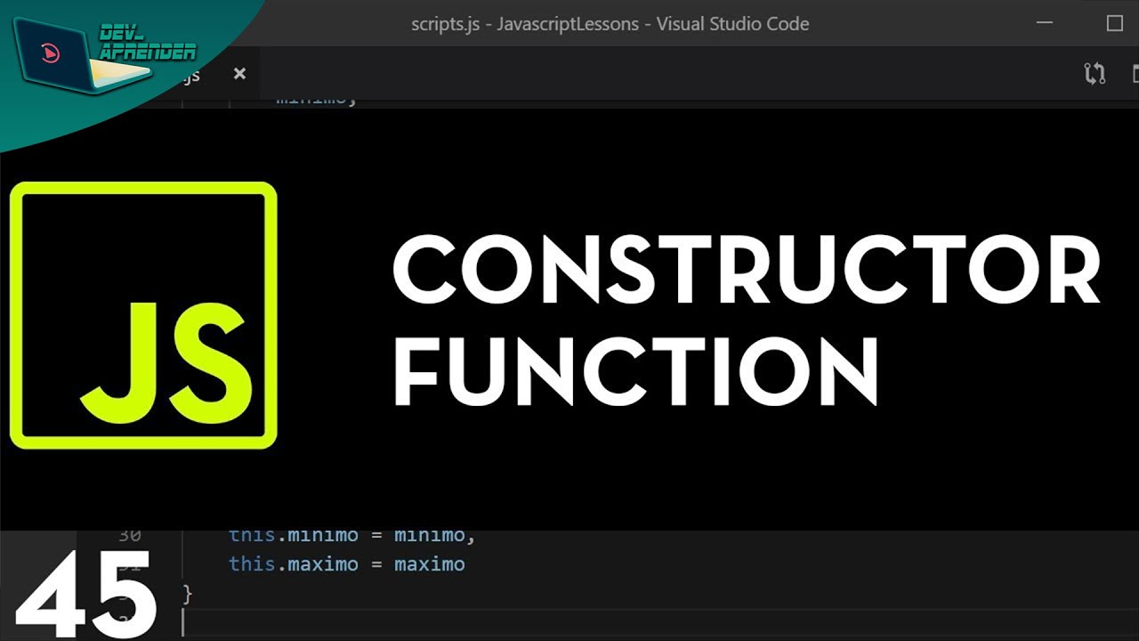 Javascript Aula 45 Constructor Function Exercício