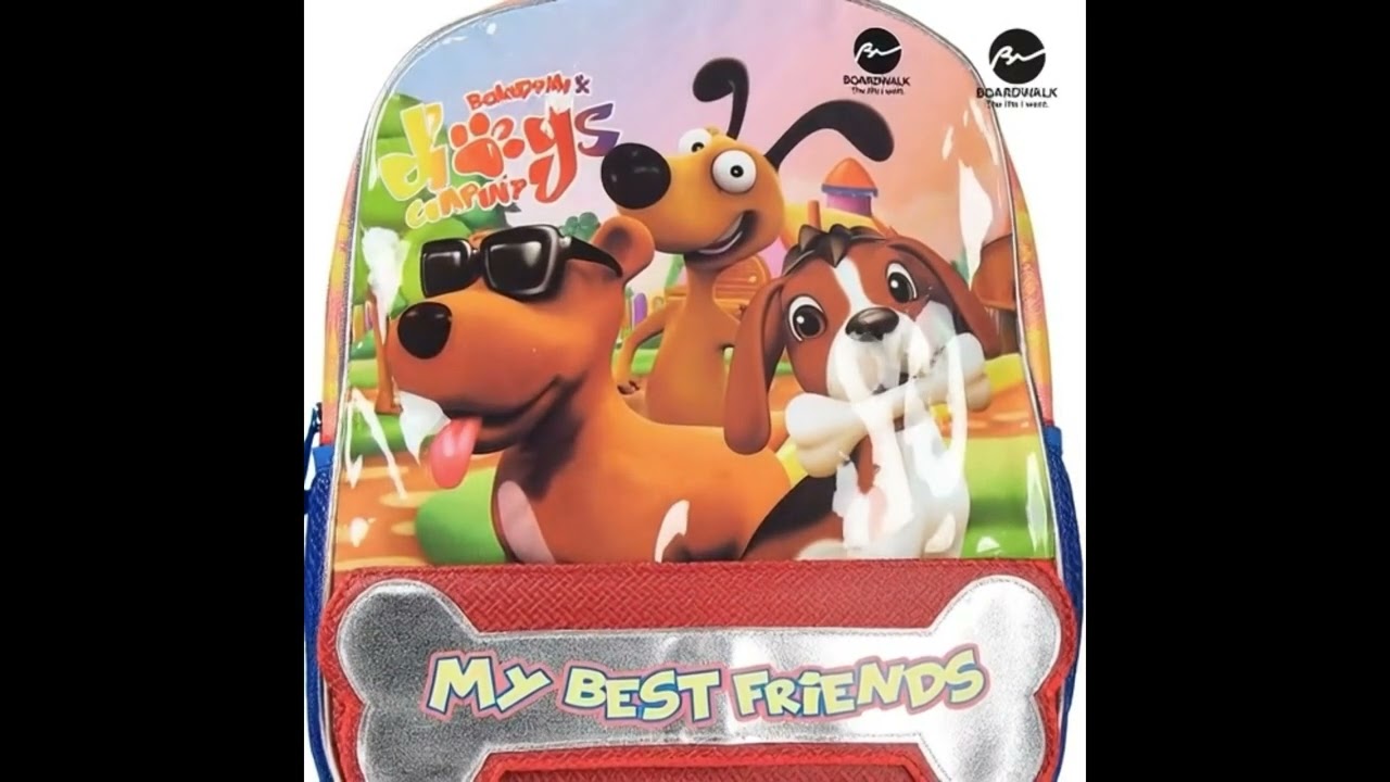 Boardwalk Kids Backpack With Dogs Cartoon Print For Boys  #shopeeaffiliate #shopee