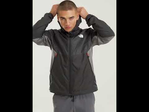 THE NORTH FACE Vent All Over Print Hooded Wind Jacket Shiny Black Men | JD Sports