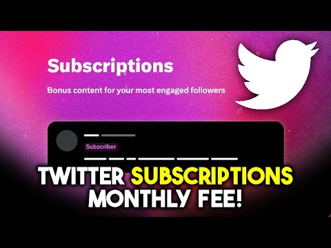 Twitter introduces "Subscriptions" monthly fee for Tweets!