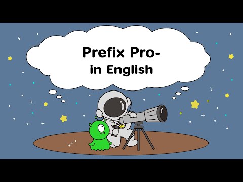 Words Begin With the Prefix "Pro-" in English
