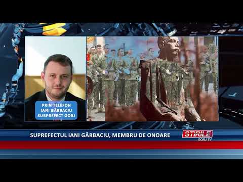 Suprefectul Iani Gârbaciu, membru de onoare