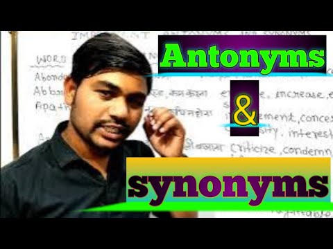 🔥🔥antonyms and synonyms class 12th,10th,9th,8th,and for all classes up board important 2024 antonyms