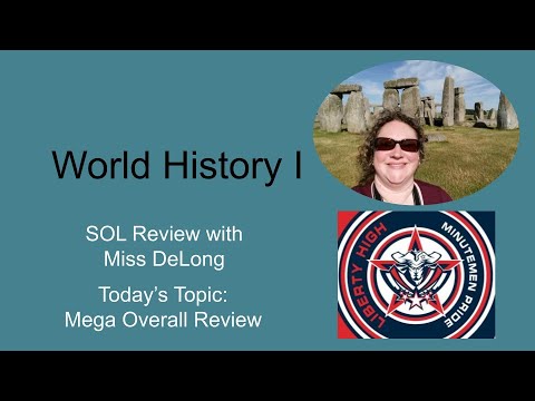 World History I Mega SOL Review