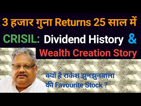 3 हजार गुना Returns 25 साल में | CRISIL Ltd: Dividend History & Wealth Creation History |