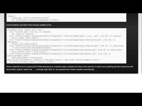 How to parse a YAML file with multiple documents?