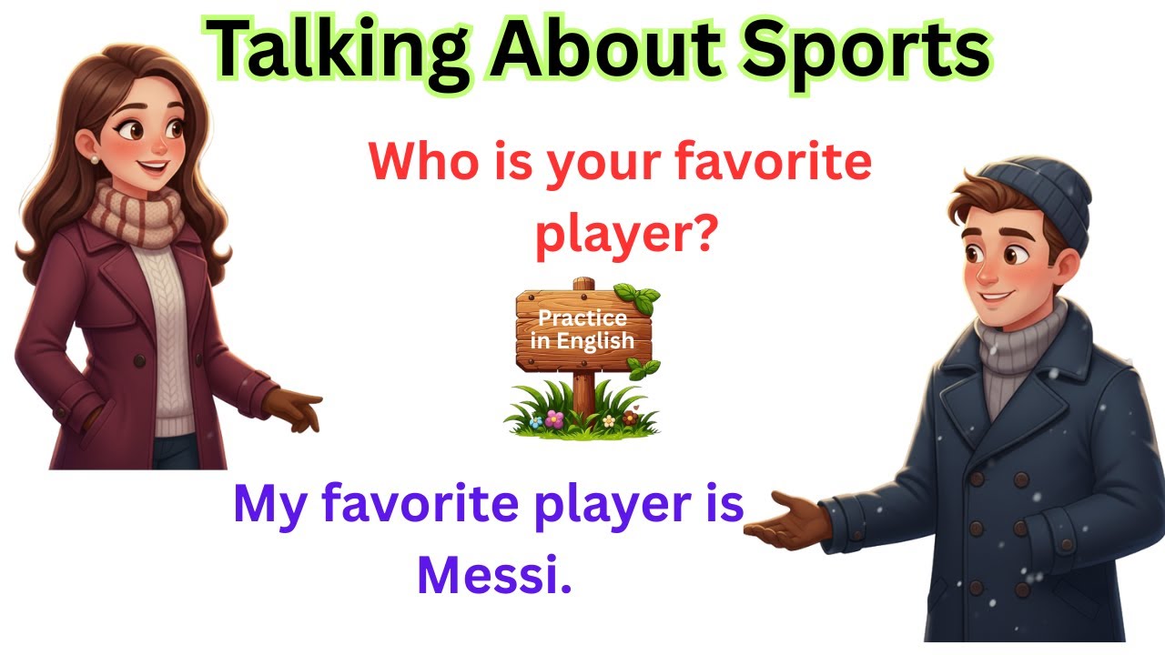 100 Daily English Question Answers | Talking About Sports | English Speaking Practice