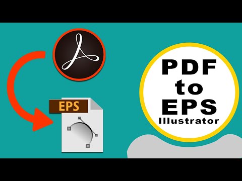 how to convert pdf to Illustrator EPS File in adobe acrobat pro 2017