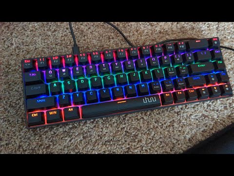 Light up Your Desktop: Mechanical Gaming Keyboard, UHURU UMK-100 Wired 60% 68 Keys Mechanical