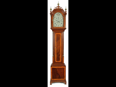 Simon Willard Roxbury Case Tall Clock Made Circa 1800.