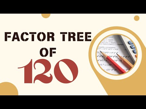 Factor Tree Of 120|Prime Factorization Of 120