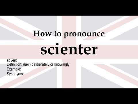 scienter