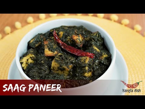 BEST SAAG PANEER RECIPE | PALAK PANEER | RESTAURANT STYLE SPINACH PANEER CURRY