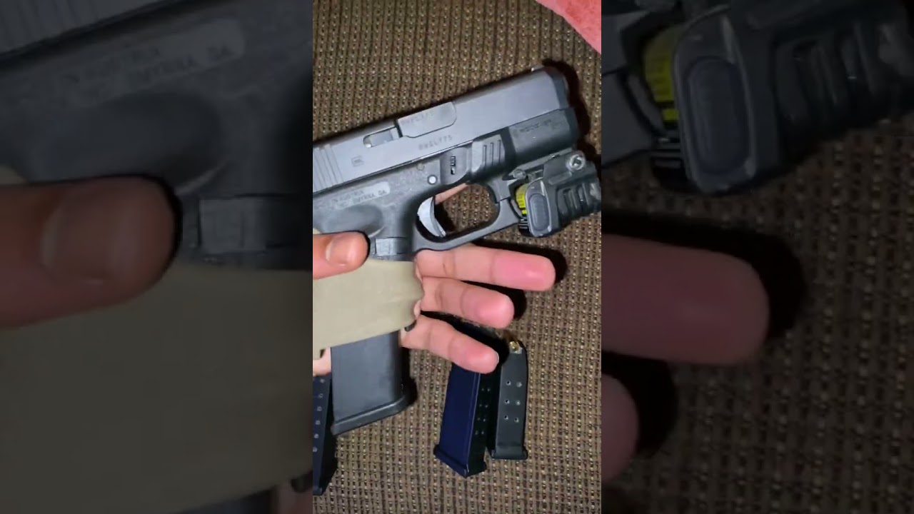 GLock 27 mag options‼️ #glock #extension #gun #pistol #shorts #short