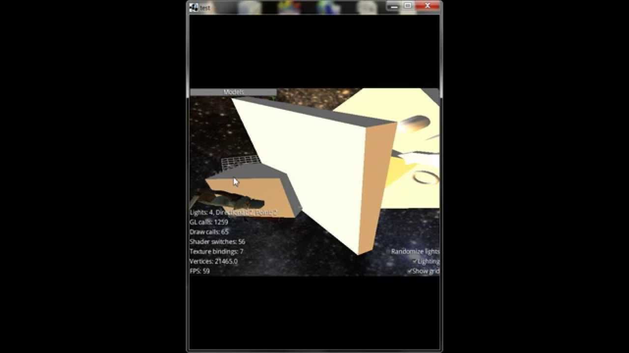 Libgdx Features -  3D Benchmark test