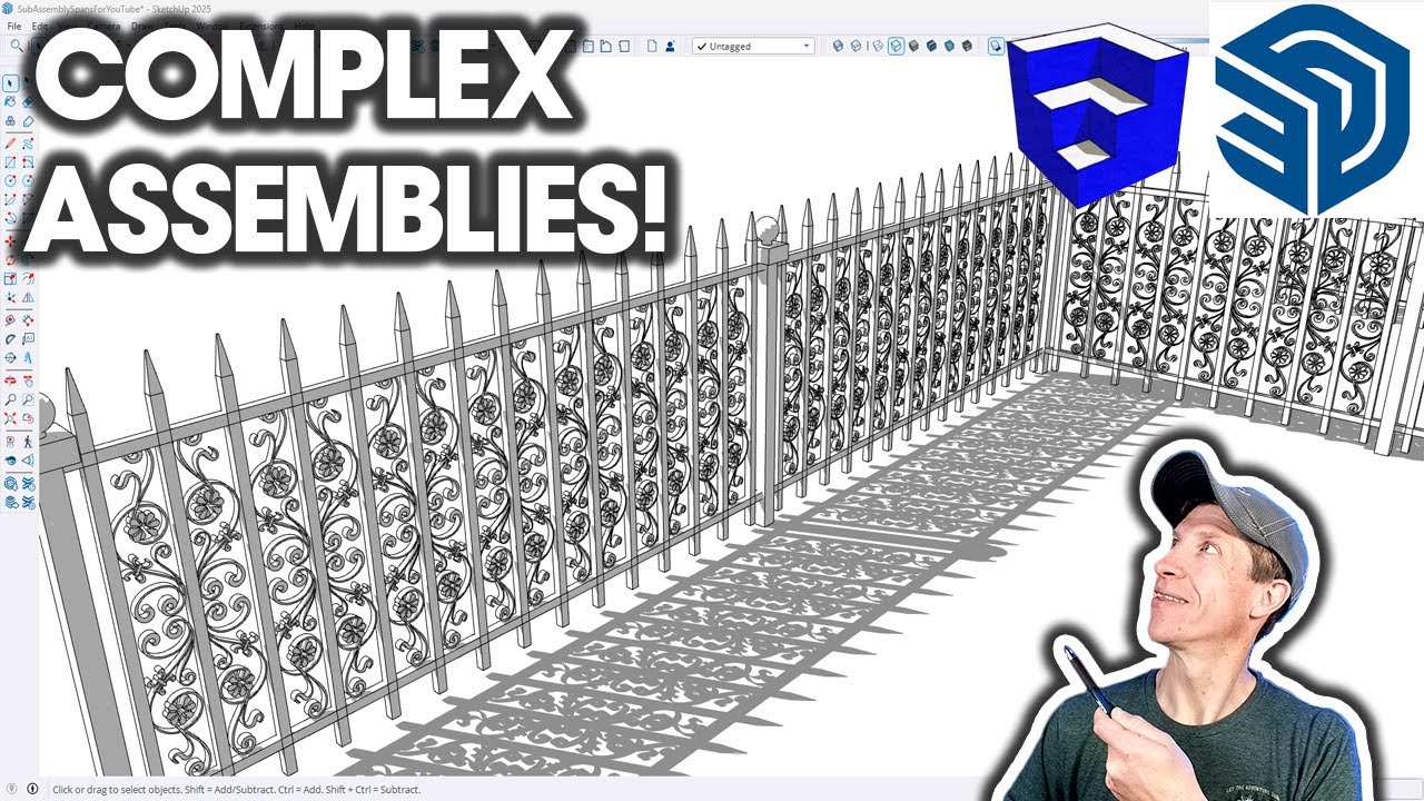 How to Use SUB-ASSEMBLY SPANS in Profile Builder for SketchUp!