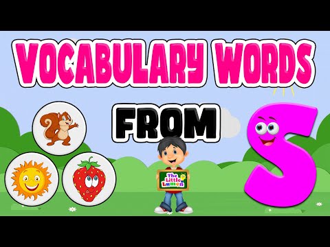20 Words From S | Words That Start With Letter S | Kids Vocabulary | The Little Lumen