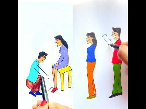 Sad Reality of man #shorts #art #craft #drawing