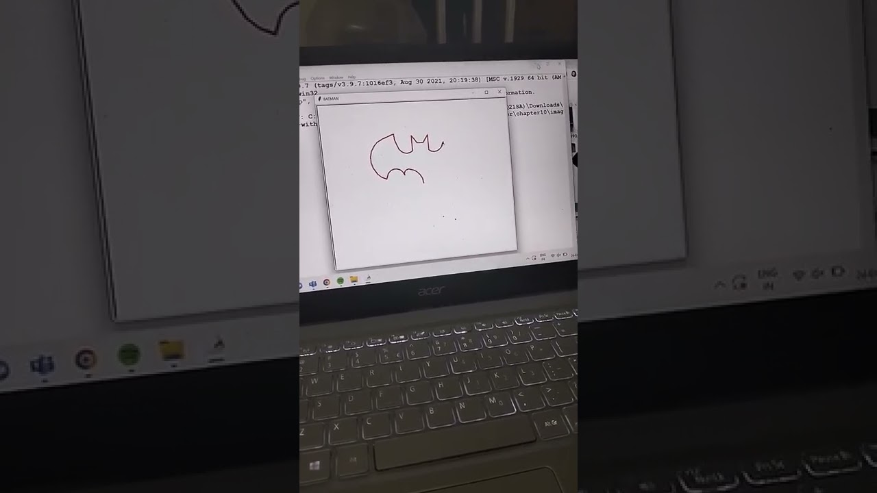 Python Script To Draw Batman Logo