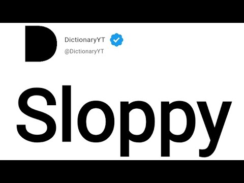 Sloppy Meaning in English