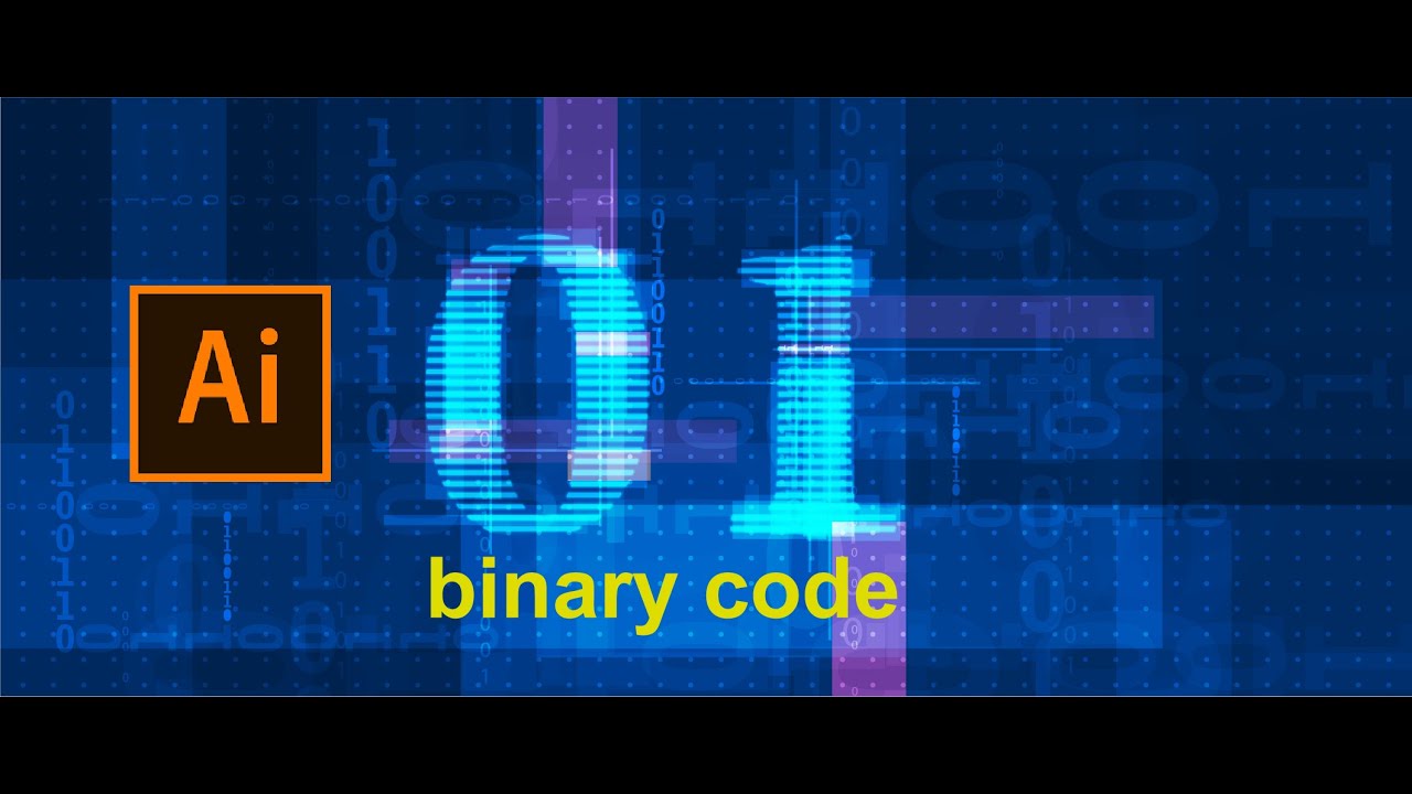 How to create binary code background in adobe illustrator